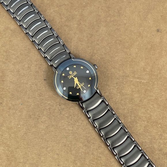 Westar | Accessories | Vintage Swistar Swiss Made Black Stainless Steel ...